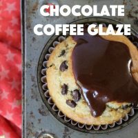 Chocolate Coffee Glaze - As For Me and My Homestead